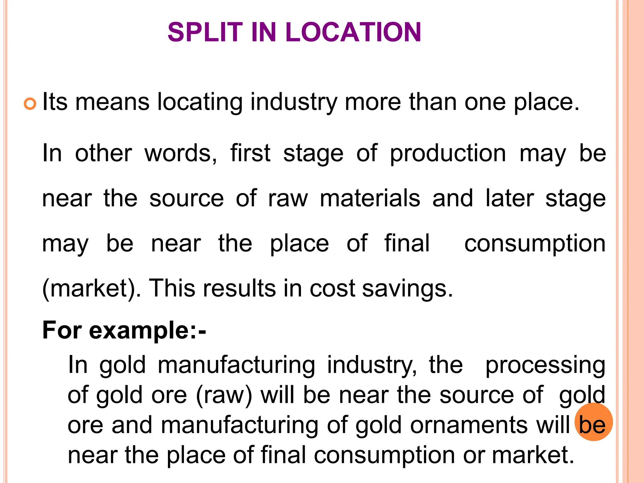 Alfred Weber's Theory of industrial location | PPTX