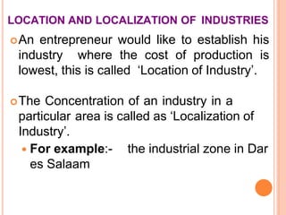 Alfred Weber's Theory of industrial location | PPTX