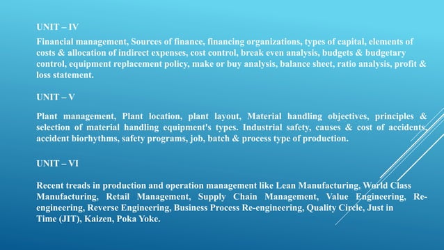 Industrial Management | PPT