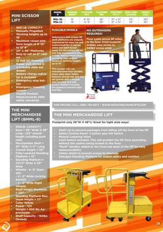 Industrial man lifts_catalog_2017_optimized | PDF