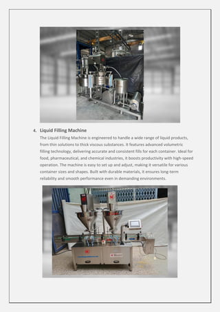 Industrial Manufacturing Machines for Efficient Production | PDF