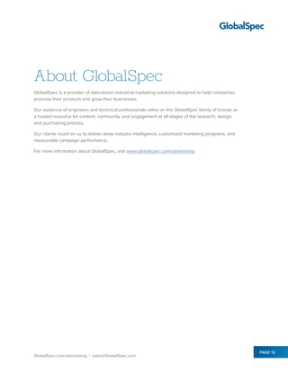 Industrial Marketing in 2021 | GlobalSpec | PDF