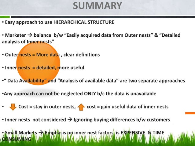 Nested approach to the segmentation of B2B markets | PPTX