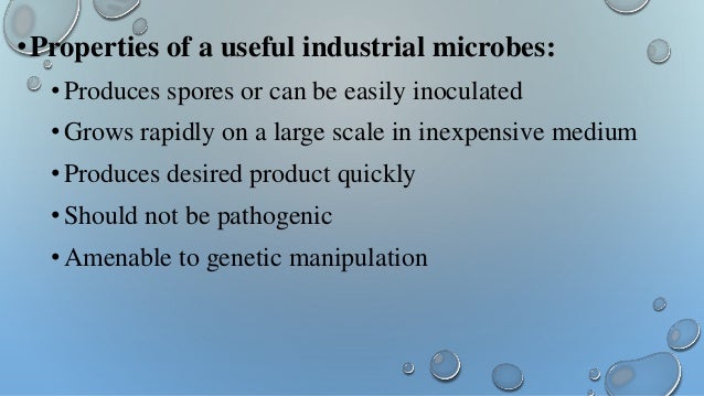 Industrially Important Microorganisms