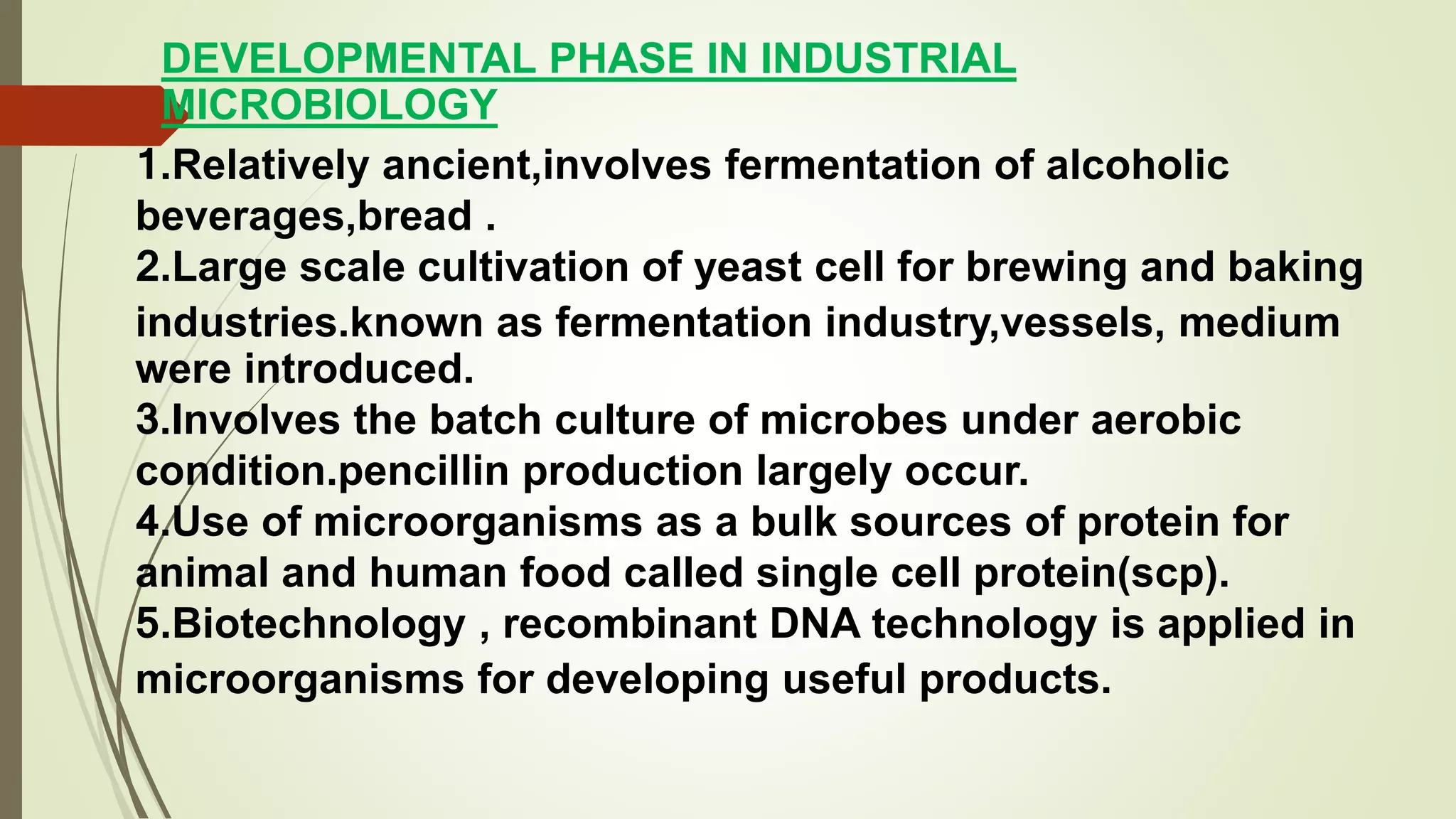 Industrial microbiology | PPTX