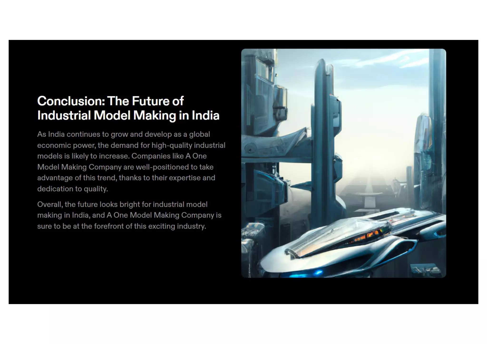 A One Model Making - Top Industrial Model Makers in India | PDF