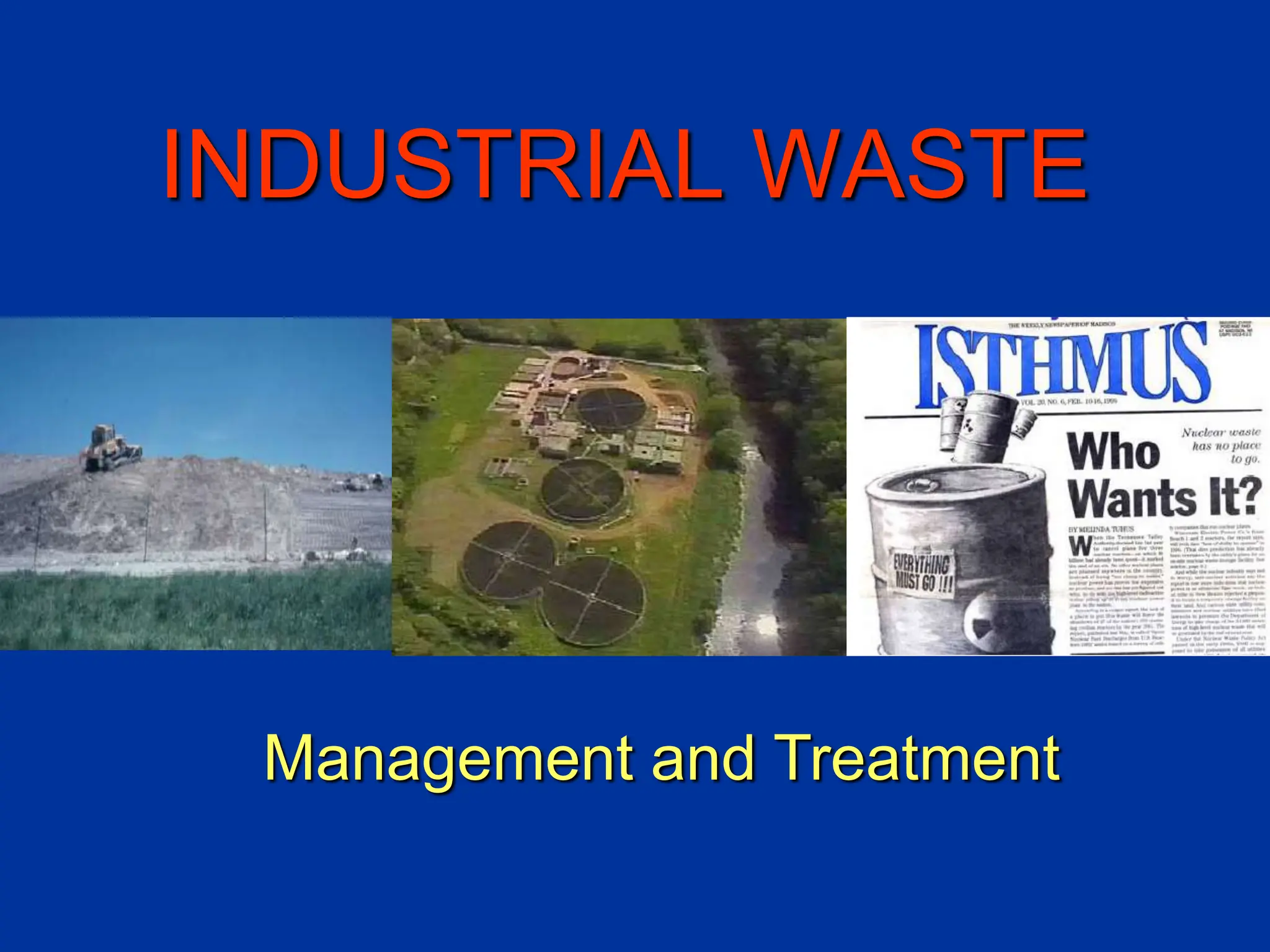 Waste management and treatment, methods techniques and stratigies | PPT