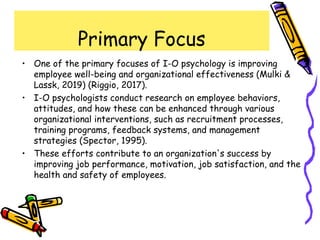 Industrial Organization Psychology Tevers Brittingham.ppt