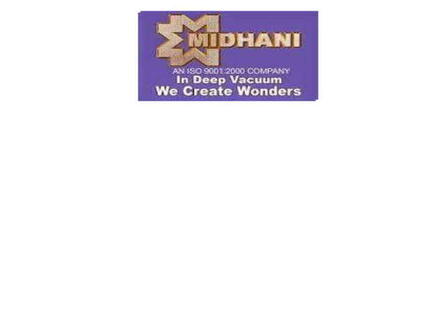 MIDHANI diploma | PPTX | Chemistry | Science