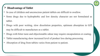 Industrial Pharmacy - 1 (Unit 2: Tablets) | B.Pharm 5th Sem | Tablet ...