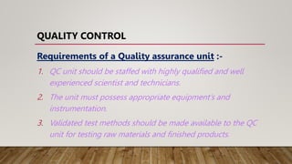 Quality management systems | PPTX
