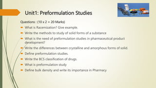 Industrial Pharmacy – I Questions.pptx