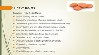 Industrial Pharmacy – I Questions.pptx