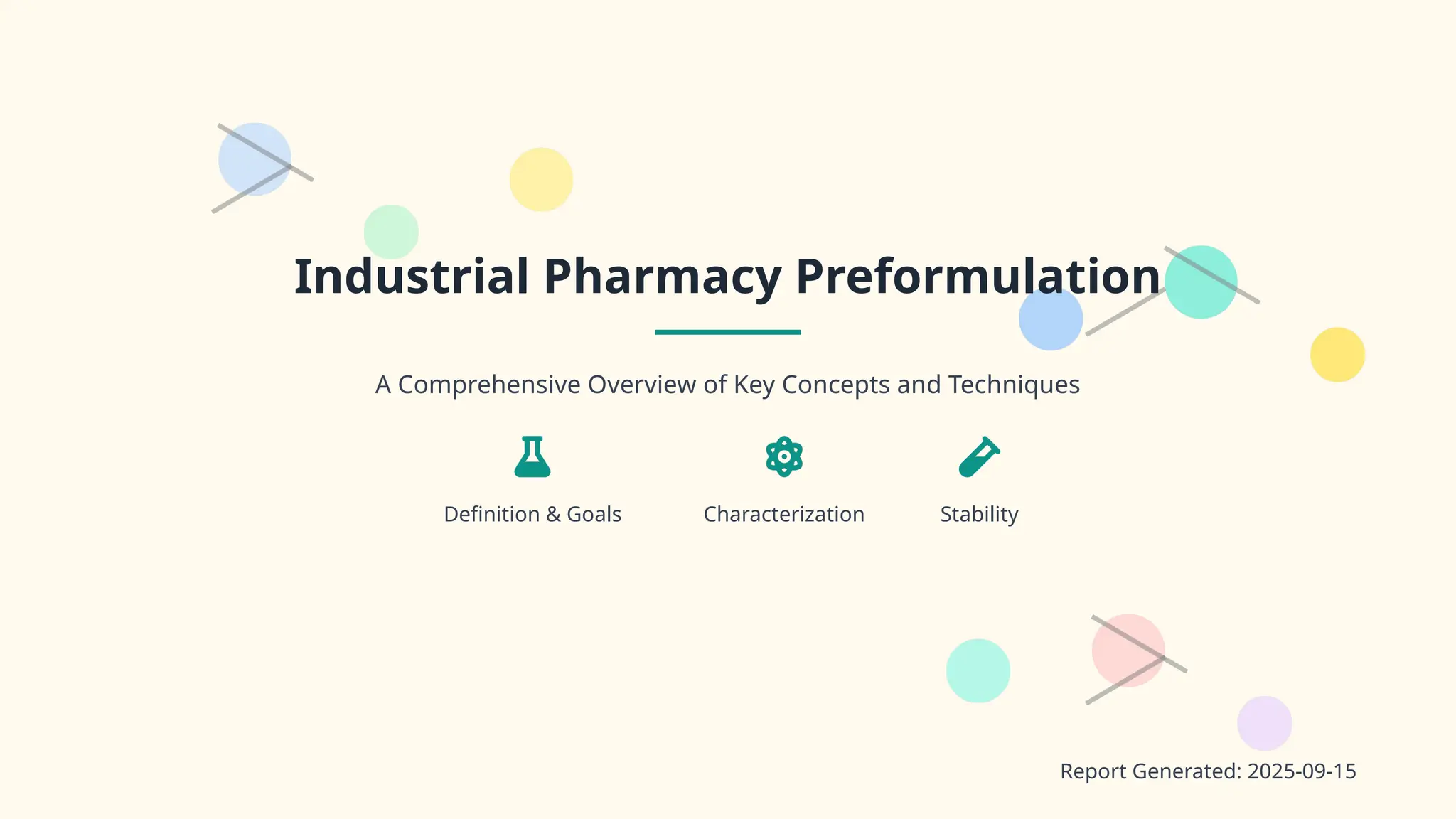 Industrial Pharmacy Preformulation study.pptx