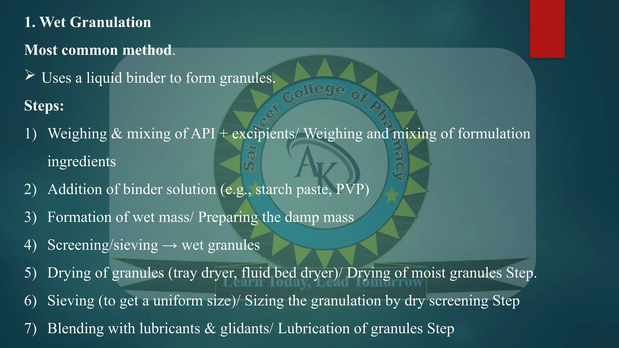Tablets & Liquid orals Industrial pharmacy-I UNIT-2, B. Pharam V ...