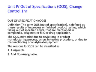 Industrial Pharmacy Unit IV -WPS Office.pptx