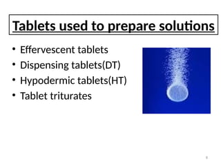 Comprehensive Classification of Pharmaceutical Tablets | PPTX