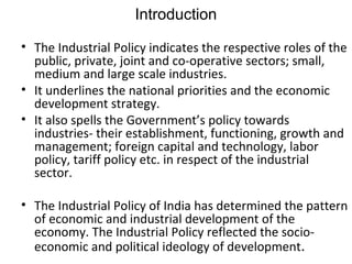 Industrial policy | PPT