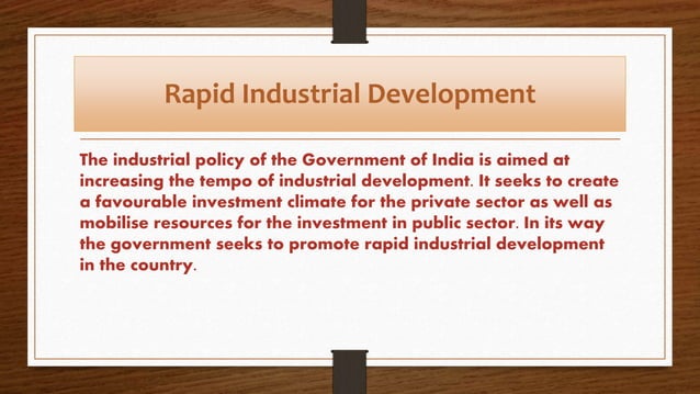 ppt on Industrial policy | PPTX | Mechanical and Industrial Engineering ...