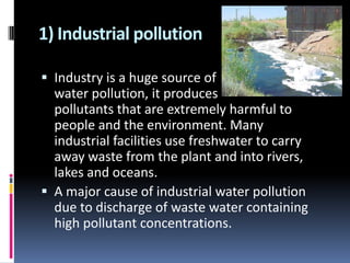 Industrial Polluted Water and Crops | PPTX