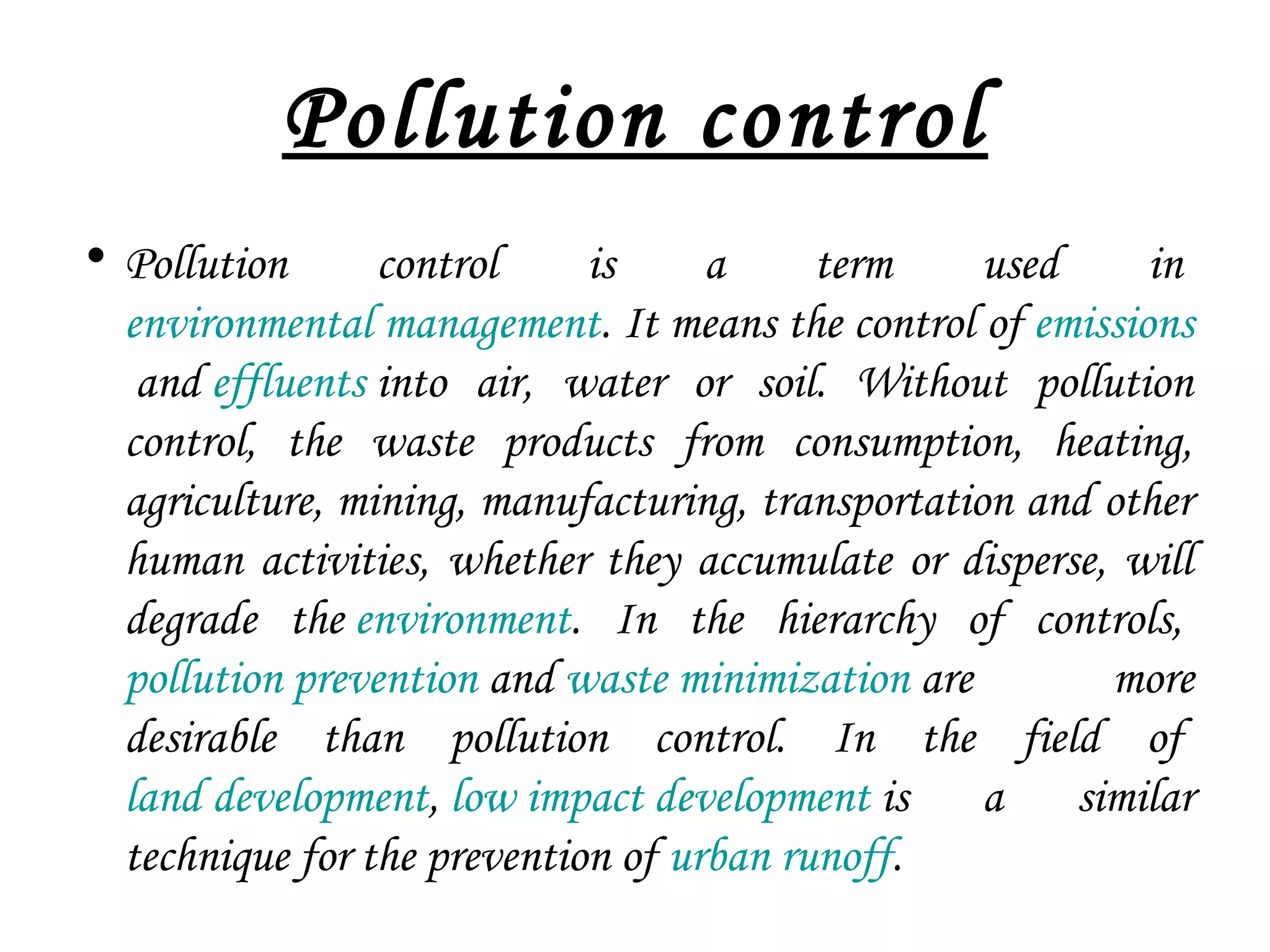 Industrial pollution. | PPT