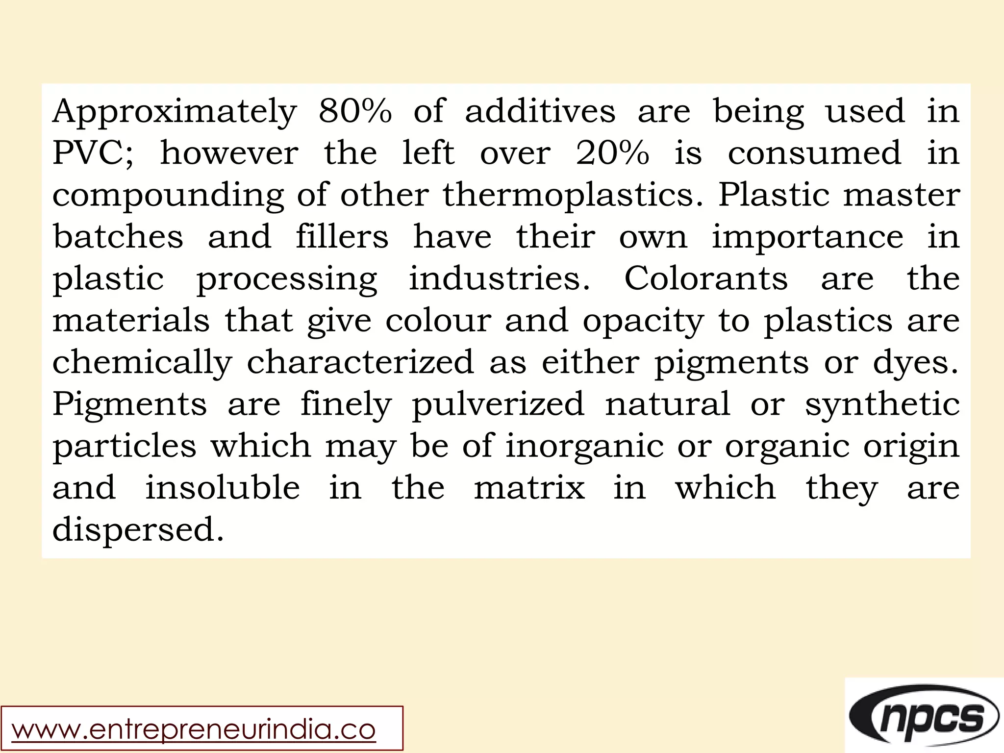 Industrial Polymers, Additives, Colourants and Fillers | PDF