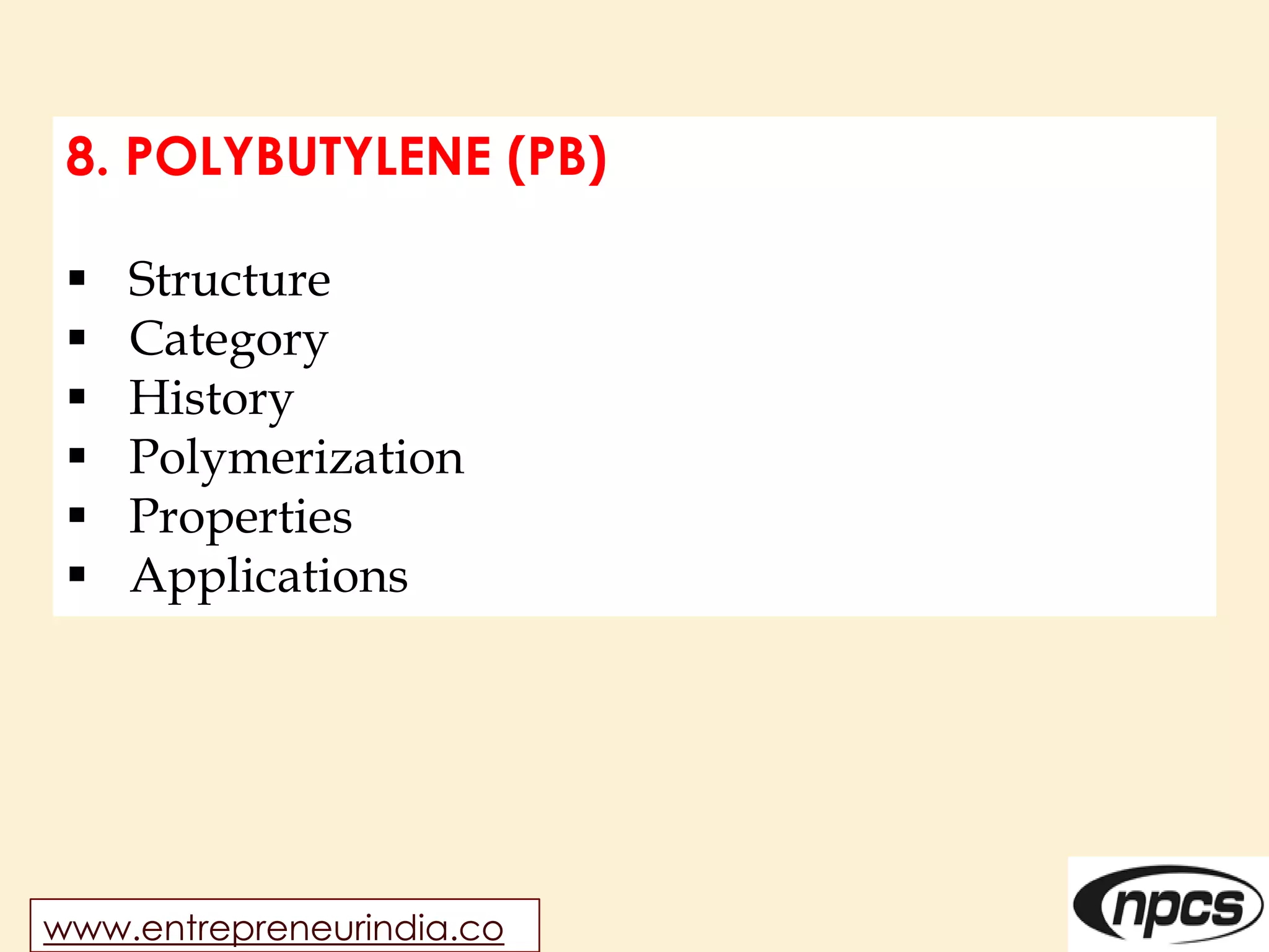 Industrial Polymers, Additives, Colourants and Fillers | PPT