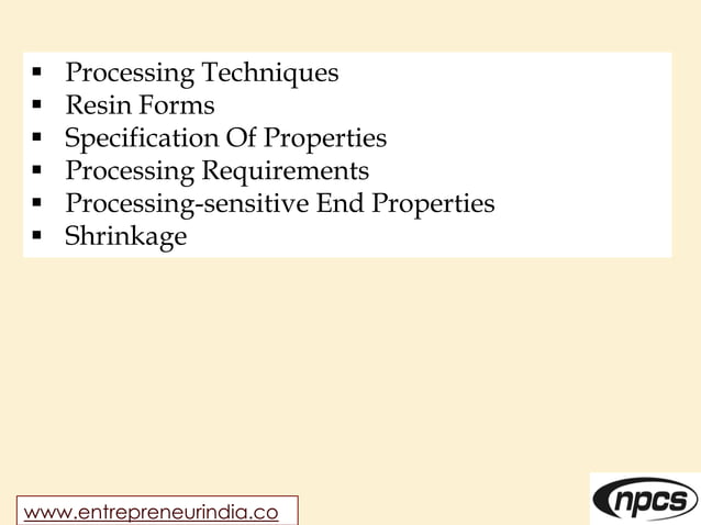 Industrial Polymers, Additives, Colourants and Fillers | PPT