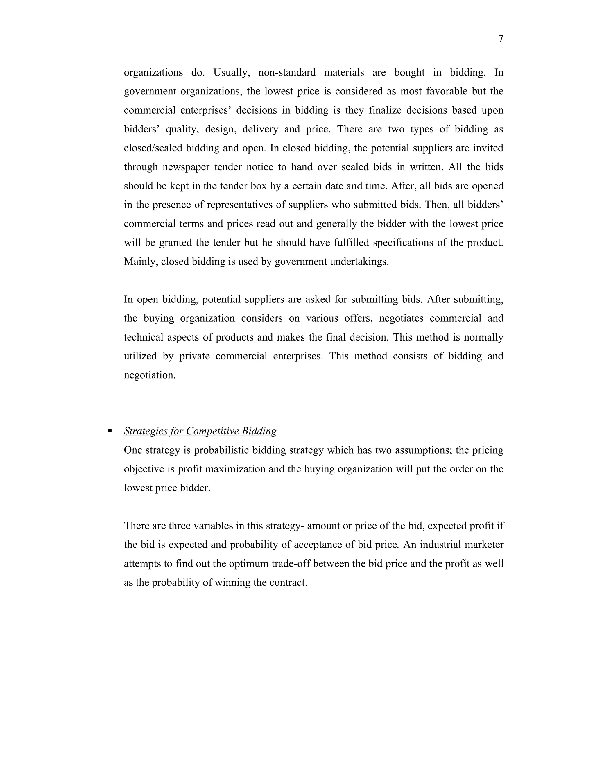 Industrial pricing strategies and policies | PDF