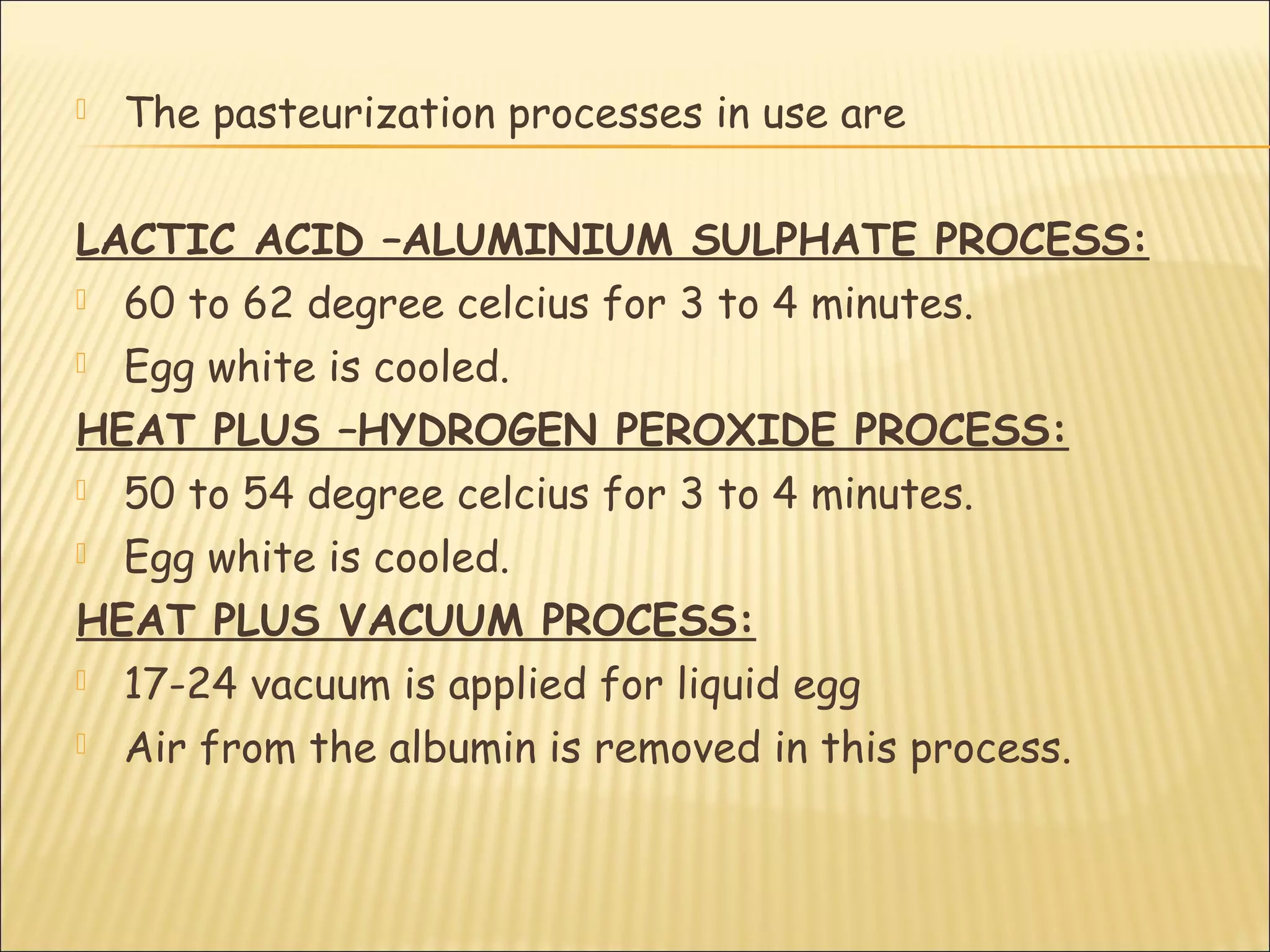 Industrial procesing of eggs | PPT