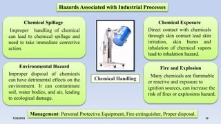 Pharmaceutical Industrial Processes and Potential Hazards.pptx