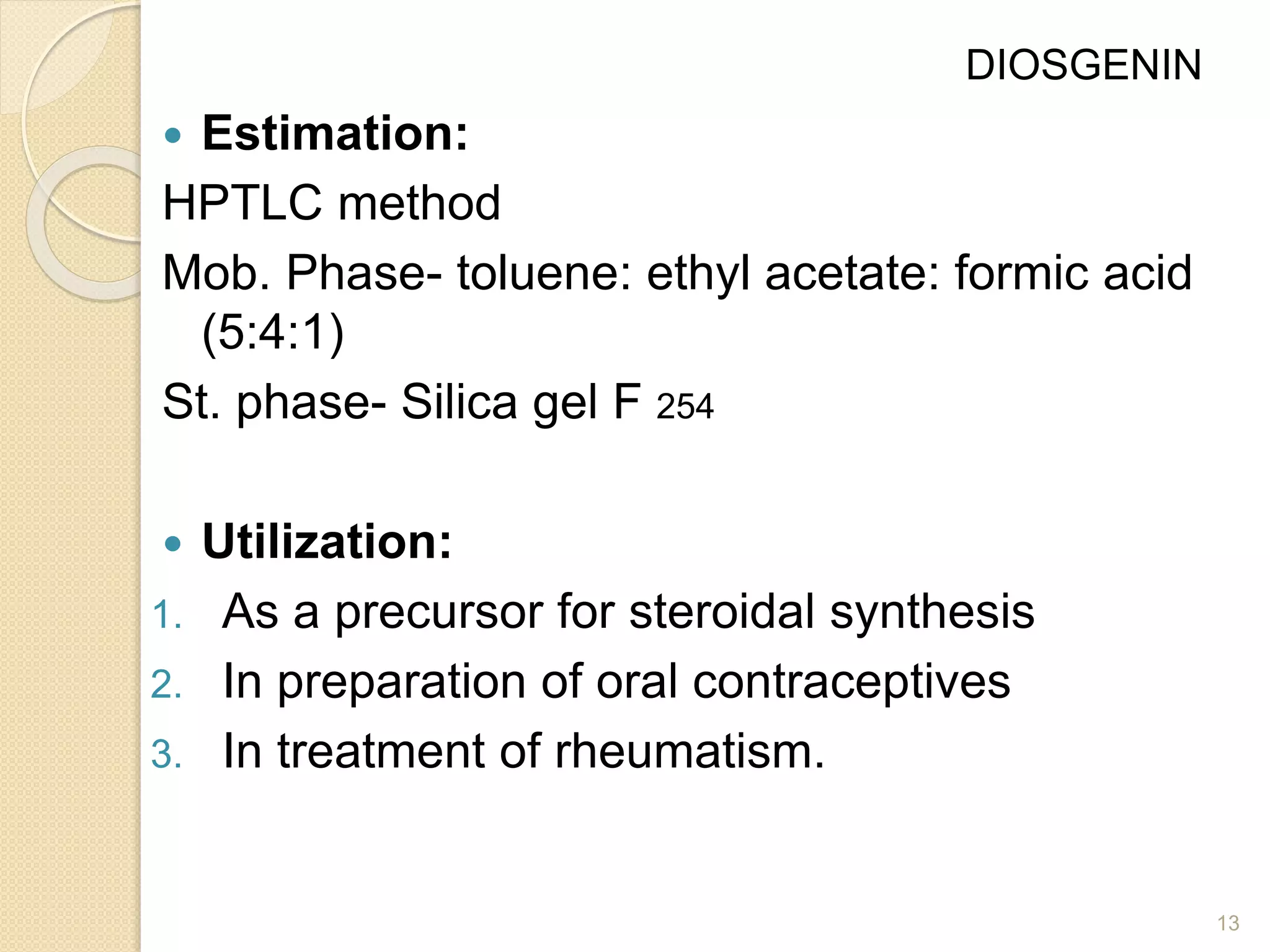 Industrial production, estimation and utilization of phytoconstituents ...