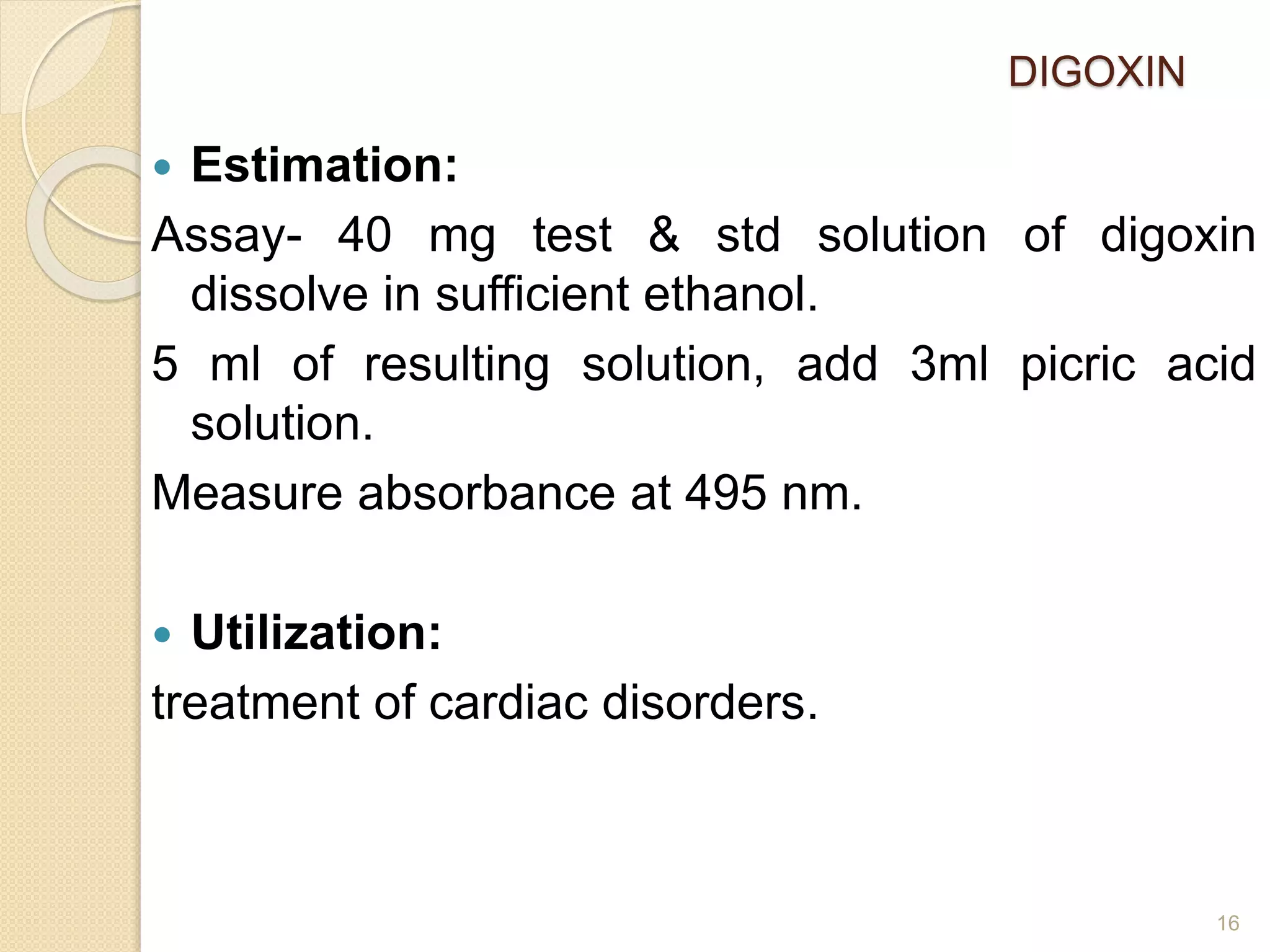 Industrial production, estimation and utilization of phytoconstituents | PPTX