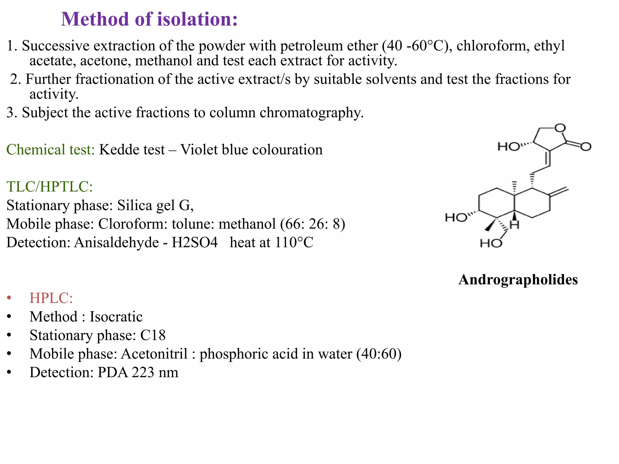 Industrial production of phytoconstituents | PPTX