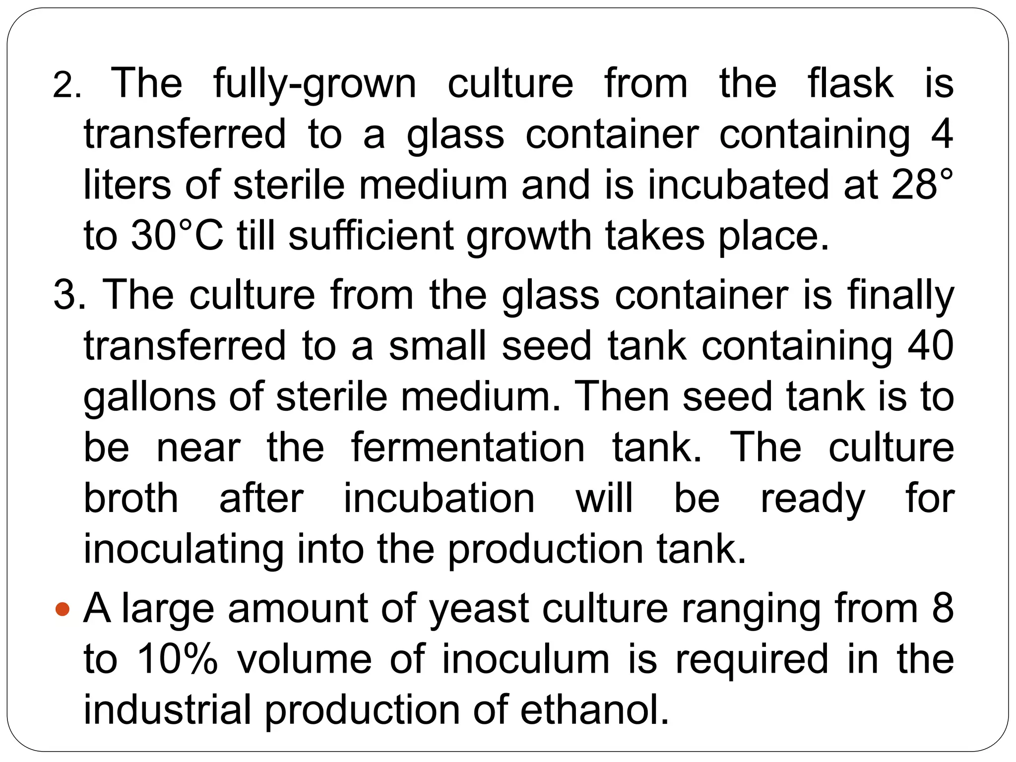 Industrial production of alcohol | PPTX