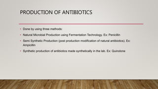 Industrial production of antibiotics | PPTX | Infectious Diseases ...