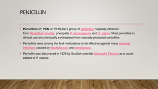 Industrial production of antibiotics | PPTX | Infectious Diseases ...