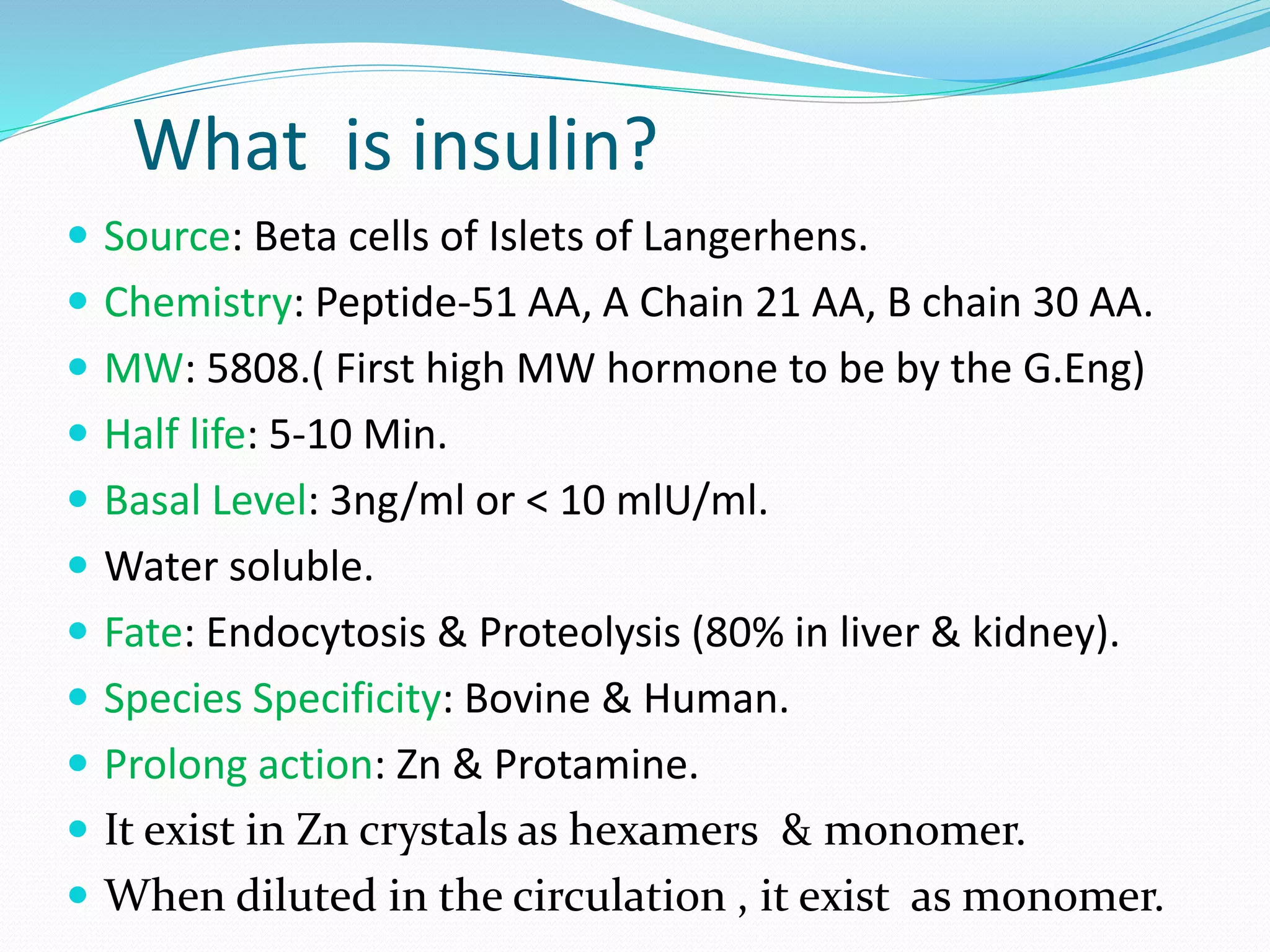 Industrial production of insulin. | PPTX