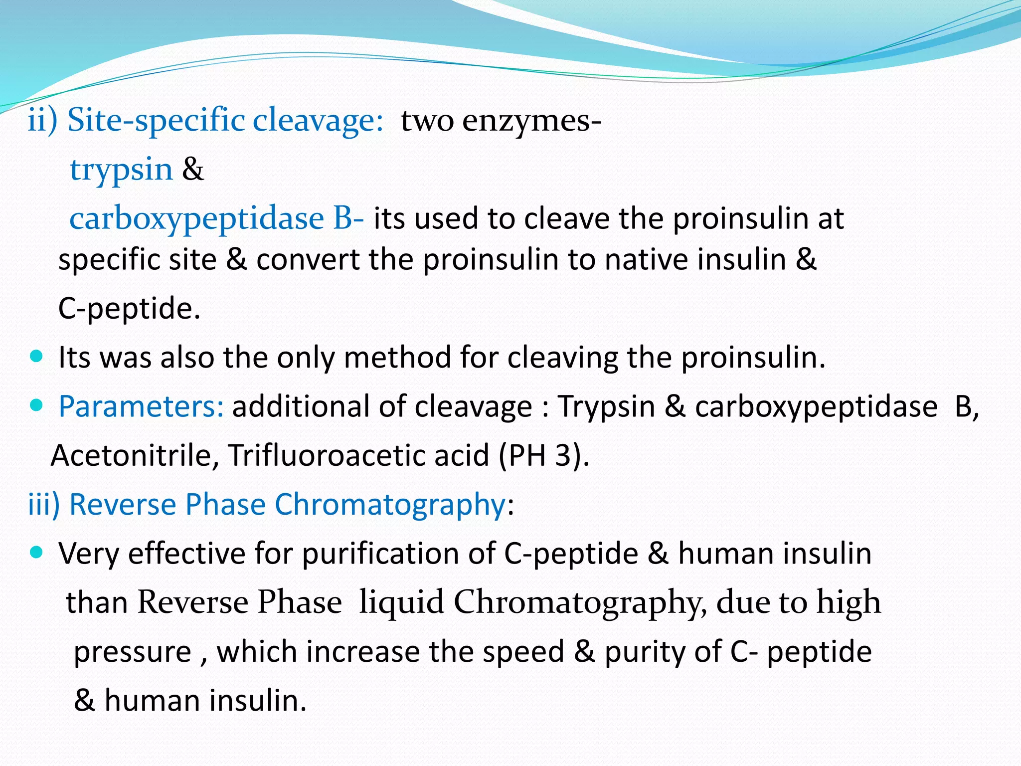 Industrial production of insulin. | PPTX