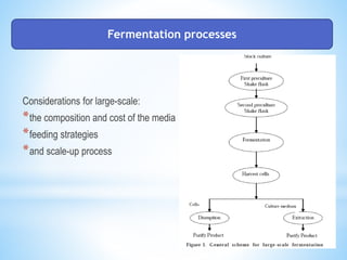 Industrial production of recombinant therapeutics | PPTX