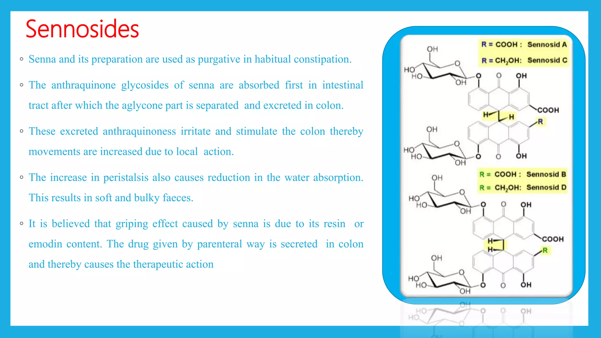 Industrial production sennosides | PPTX
