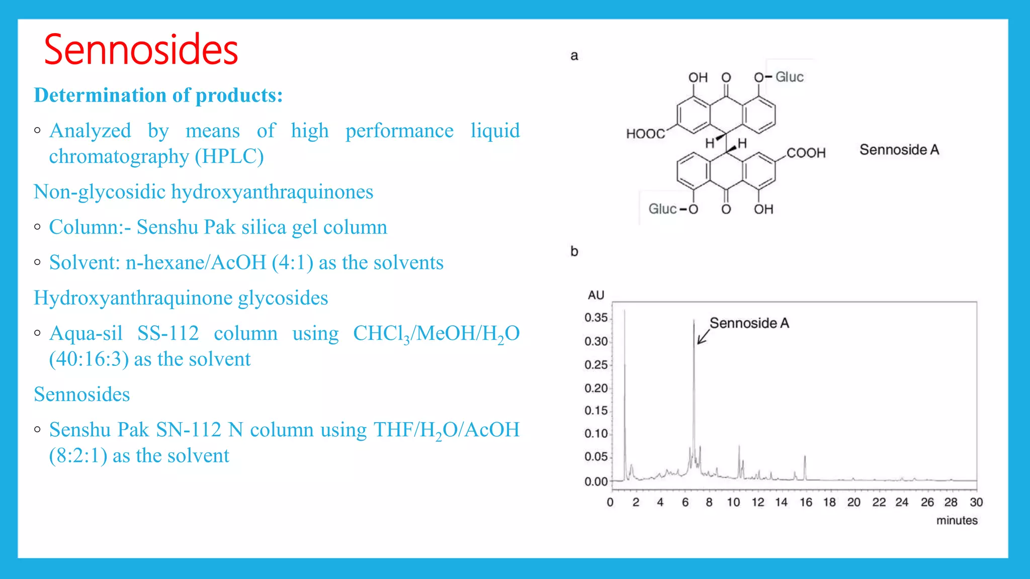 Industrial production sennosides | PPTX