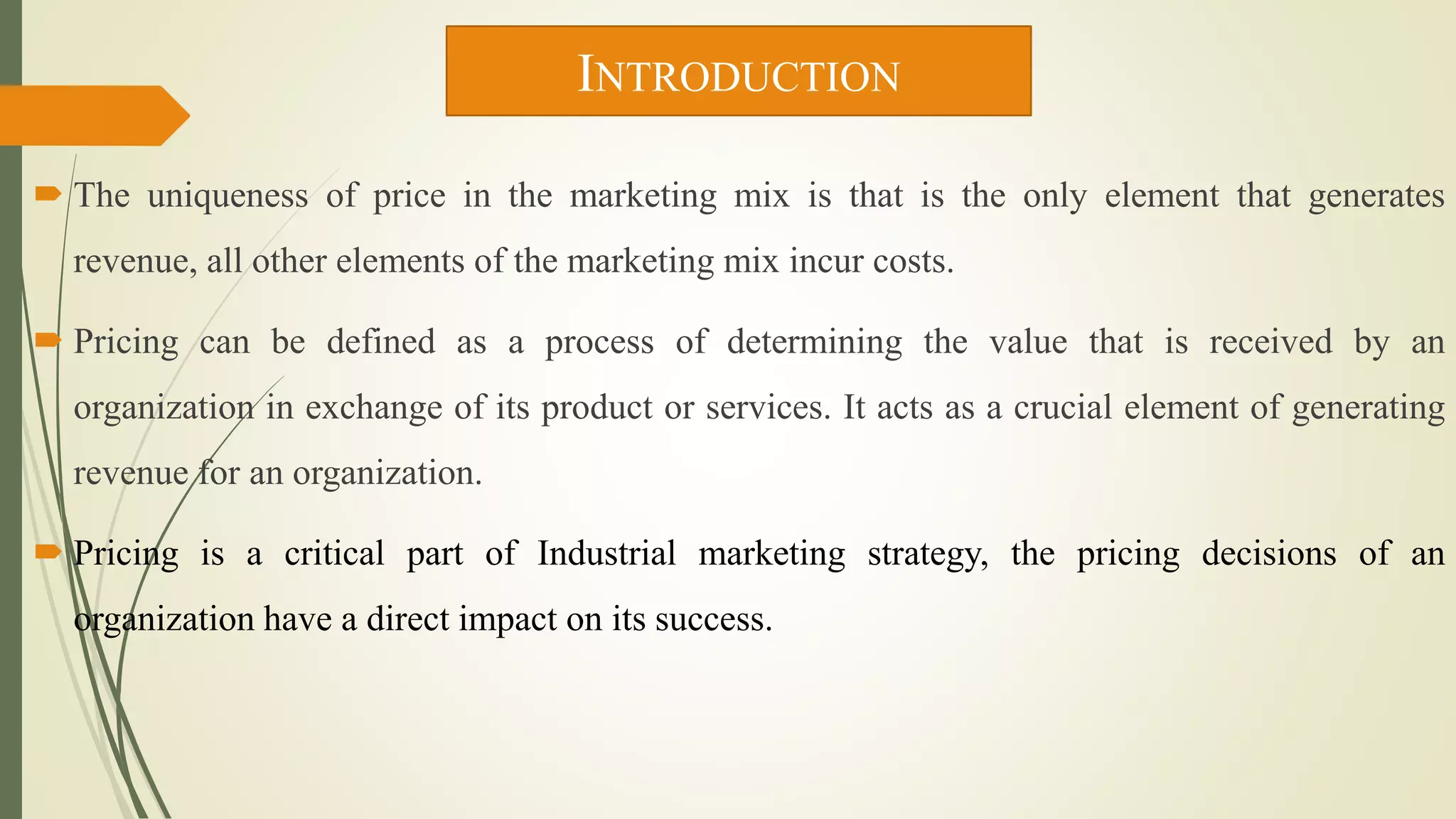Industrial product pricing | PPTX