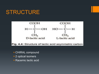 Industrial production of lactic acid & monosodium glutamate | PPTX