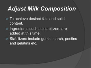 Industrial Preparation of Yogurt | PPTX