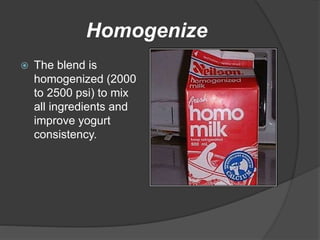 Industrial Preparation of Yogurt | PPTX
