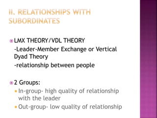 Industrial Psychology: Leadership Theories | PPTX