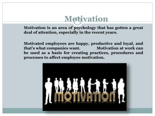 Industrial psychology | PPTX