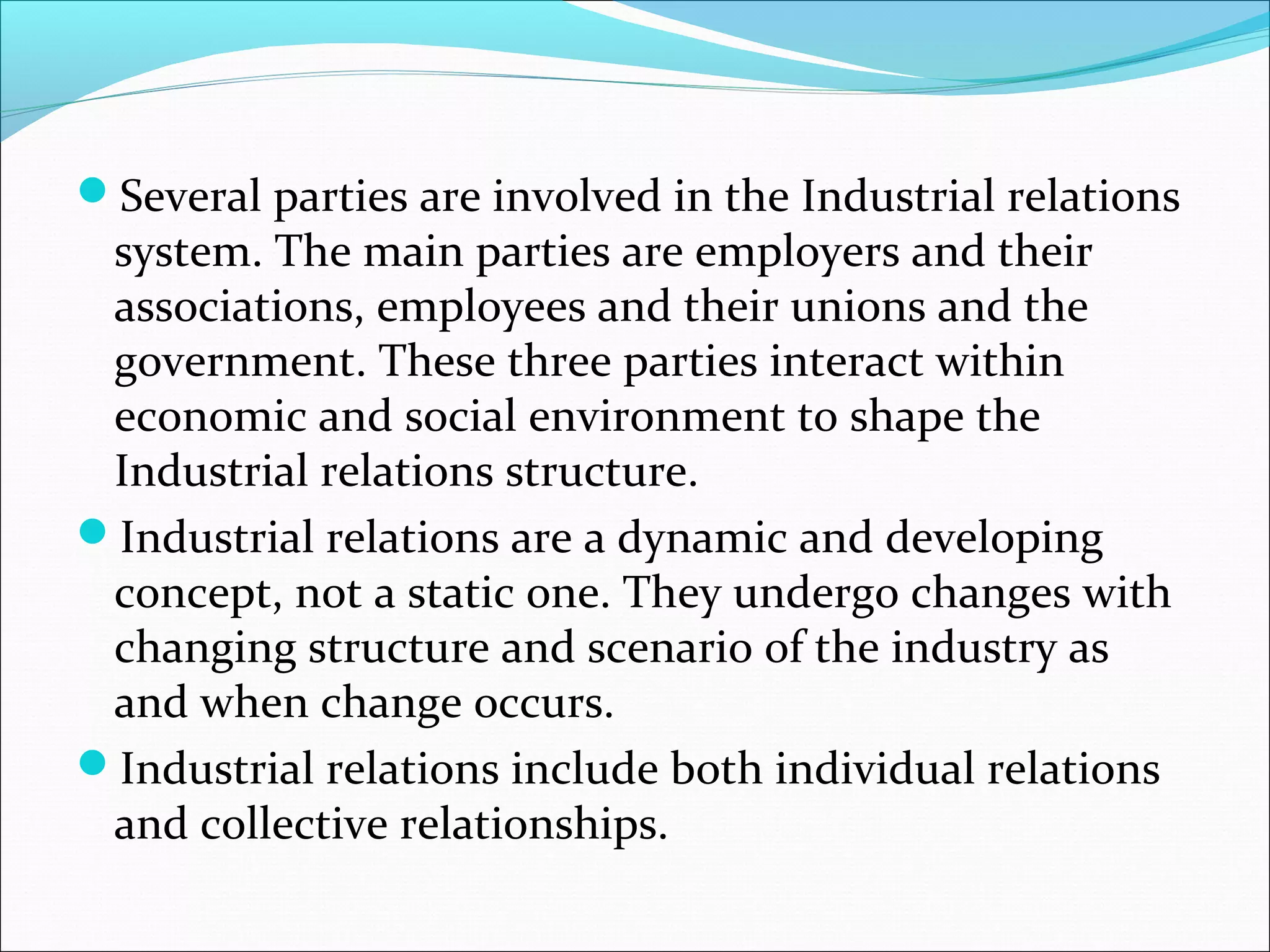 Industrial relations | PPT