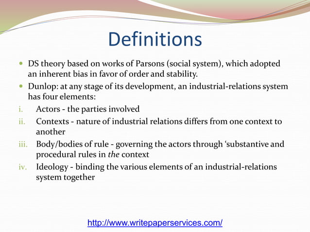 Industrial relations | PPT